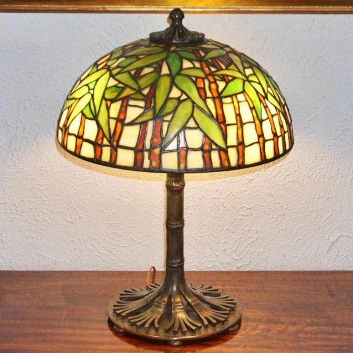 Tiffany Studios Bamboo Table Lamp – Avantiques